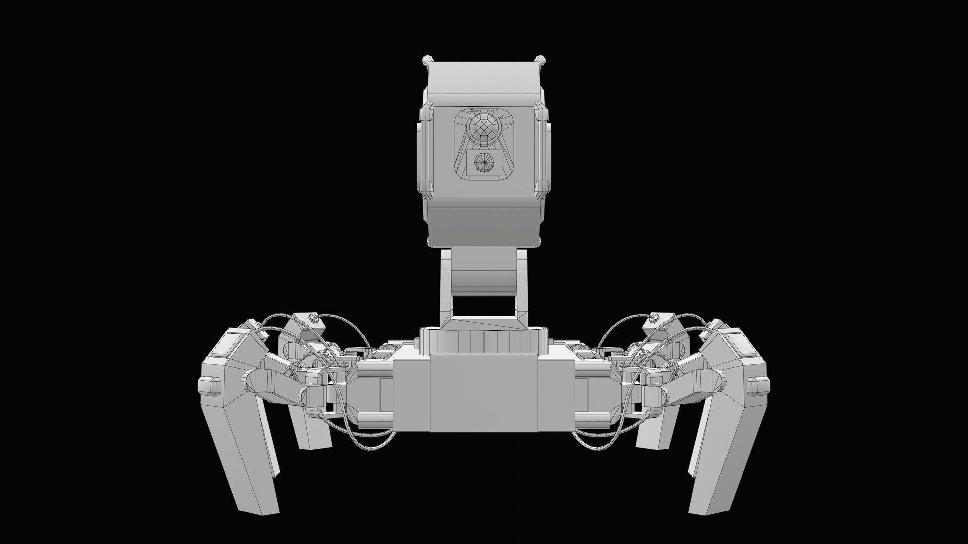 Sci-Fi Walker Robot 3D Model - TurboSquid 2357493
