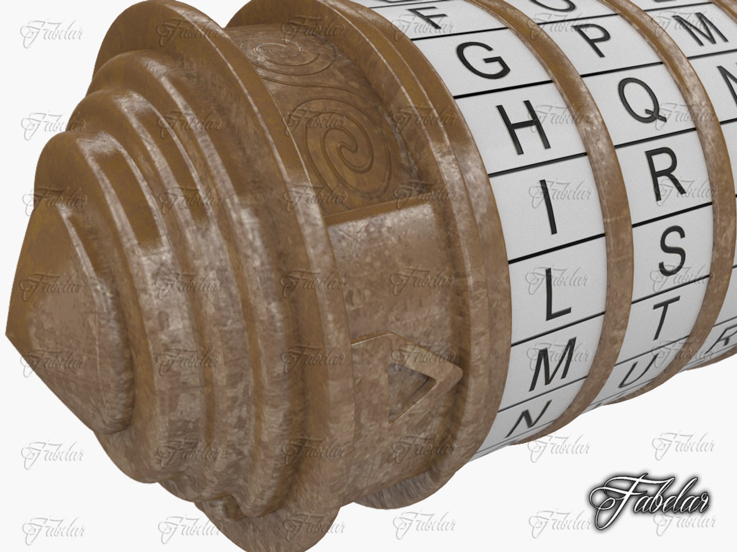 Leonardo Da Cryptex Rusty Obj