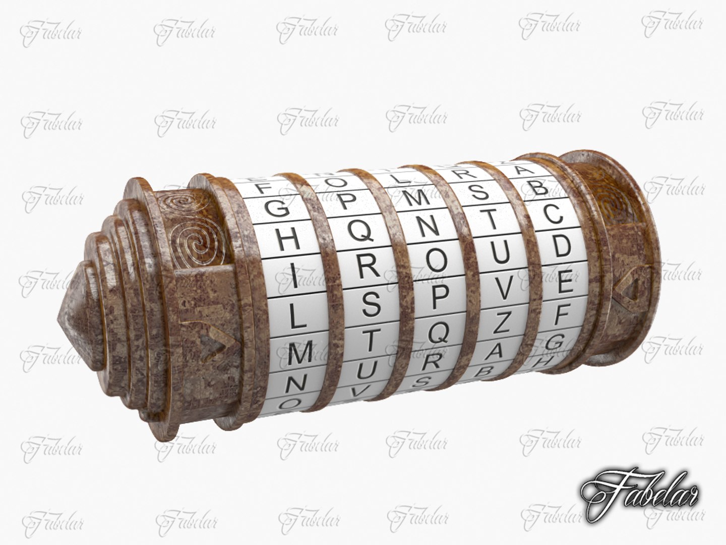 Leonardo Da Cryptex Rusty Obj