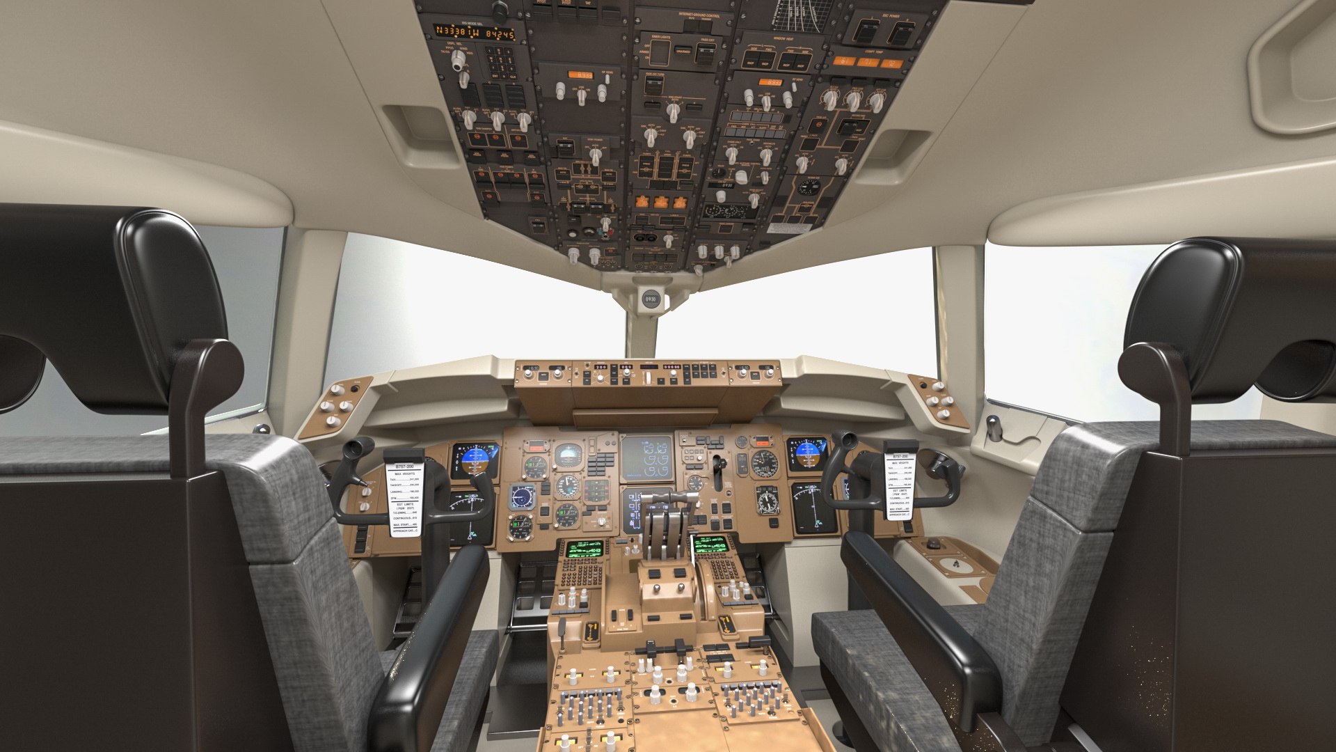 3D Model Boeing 757 Cockpit - TurboSquid 2382801