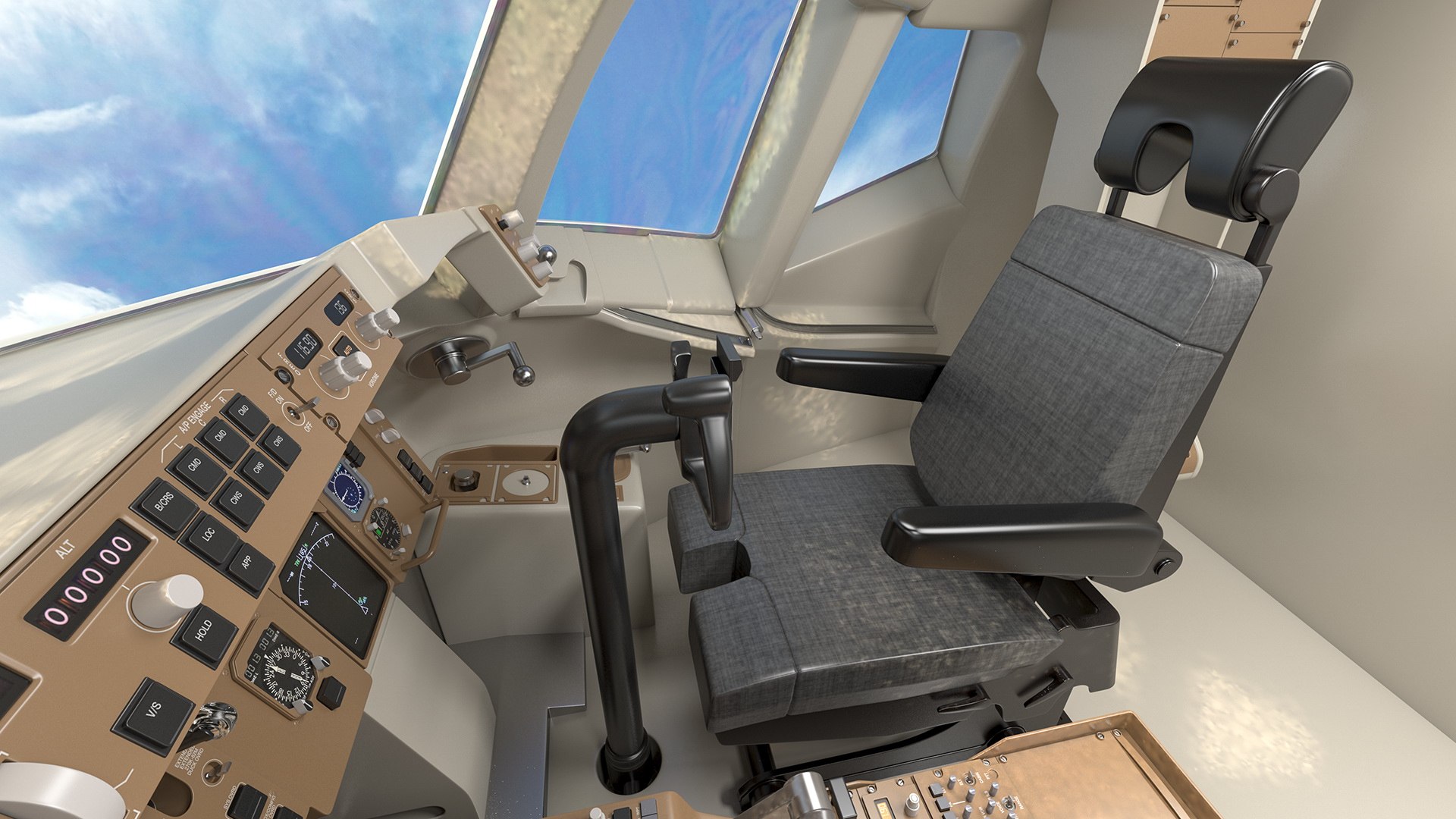 3D Model Boeing 757 Cockpit - TurboSquid 2382801