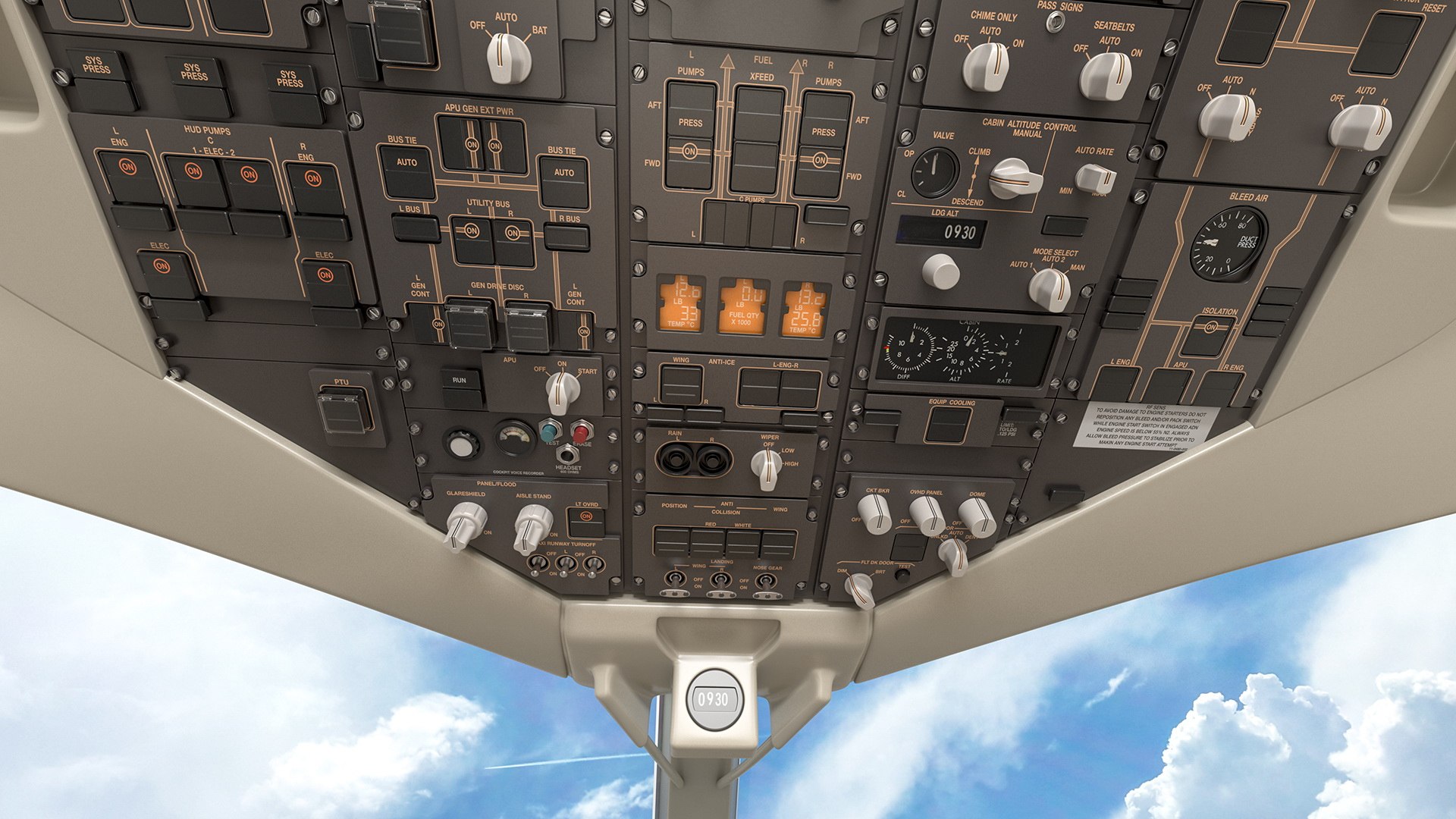 3D Model Boeing 757 Cockpit - TurboSquid 2382801