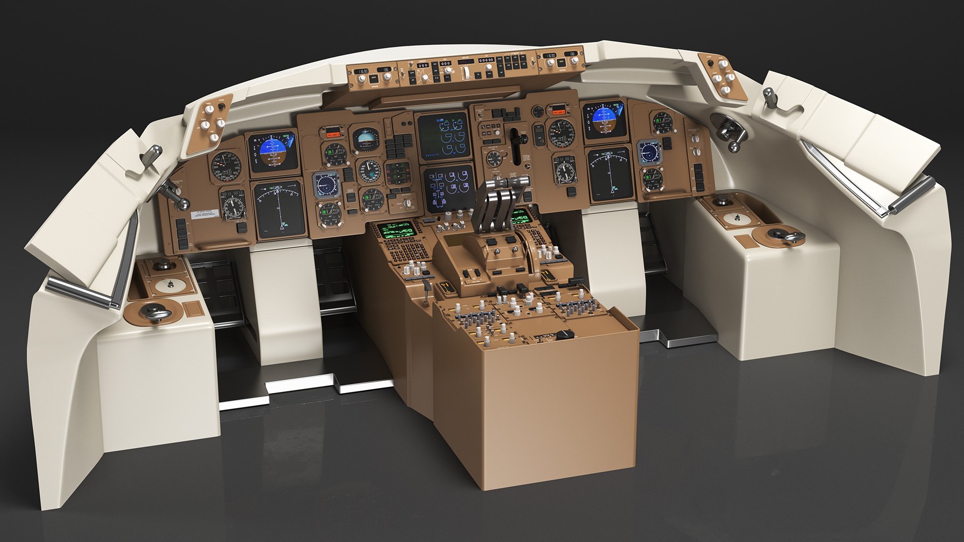 3D Model Boeing 757 Cockpit - TurboSquid 2382801
