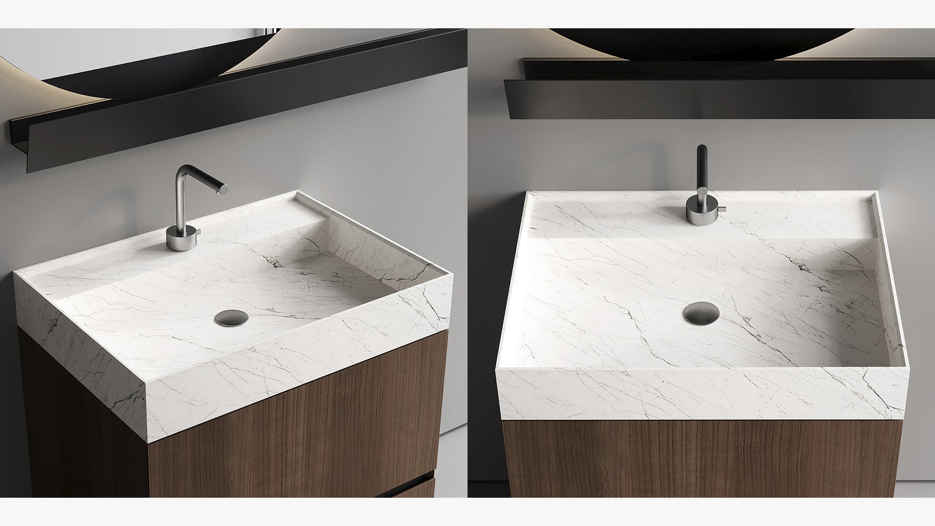 Arbi Arredobagno Code Riga 03 Vanity Unit Set 3 3D - TurboSquid 2299482