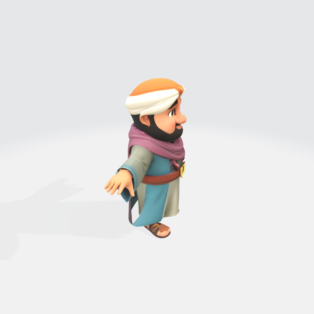 Middle Eastern Character 3D - TurboSquid 2362887