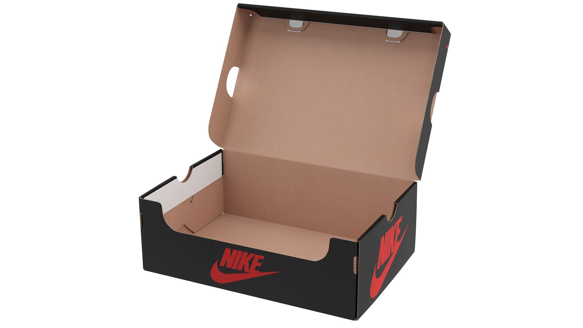 3D Nike Shoebox Open Model - TurboSquid 2158249