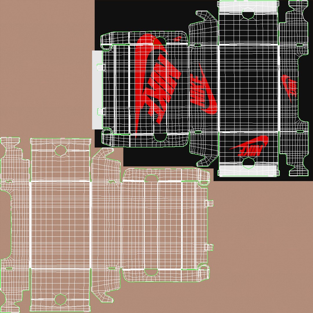 3D Nike Shoebox Open Model - TurboSquid 2158249