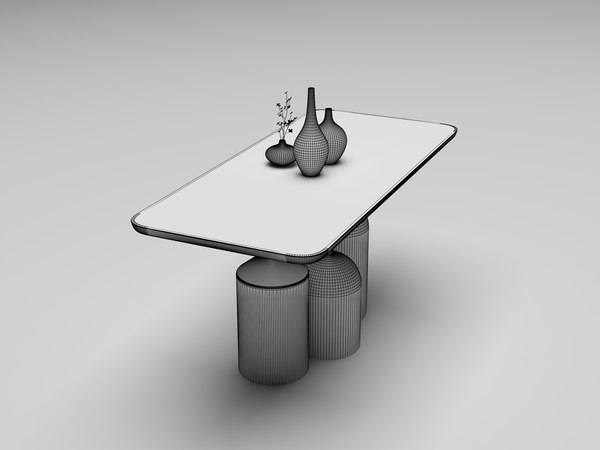 3D dinning table model - TurboSquid 1954128