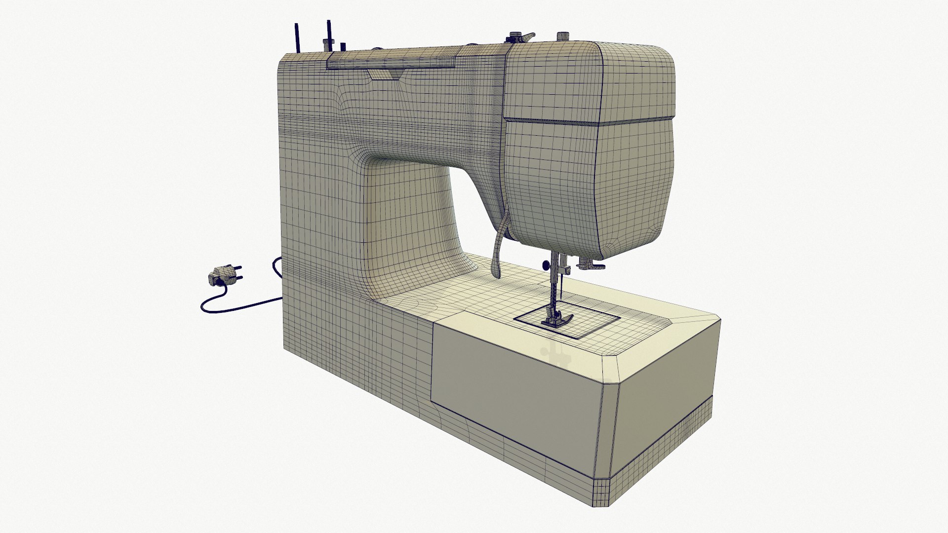 3D Sewing Machine Jaguar Model - TurboSquid 2425224