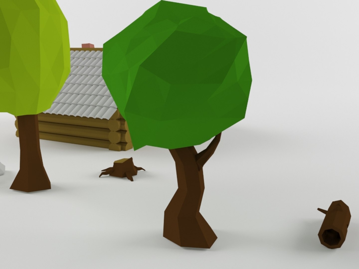 3D Trees Hut - TurboSquid 1438874