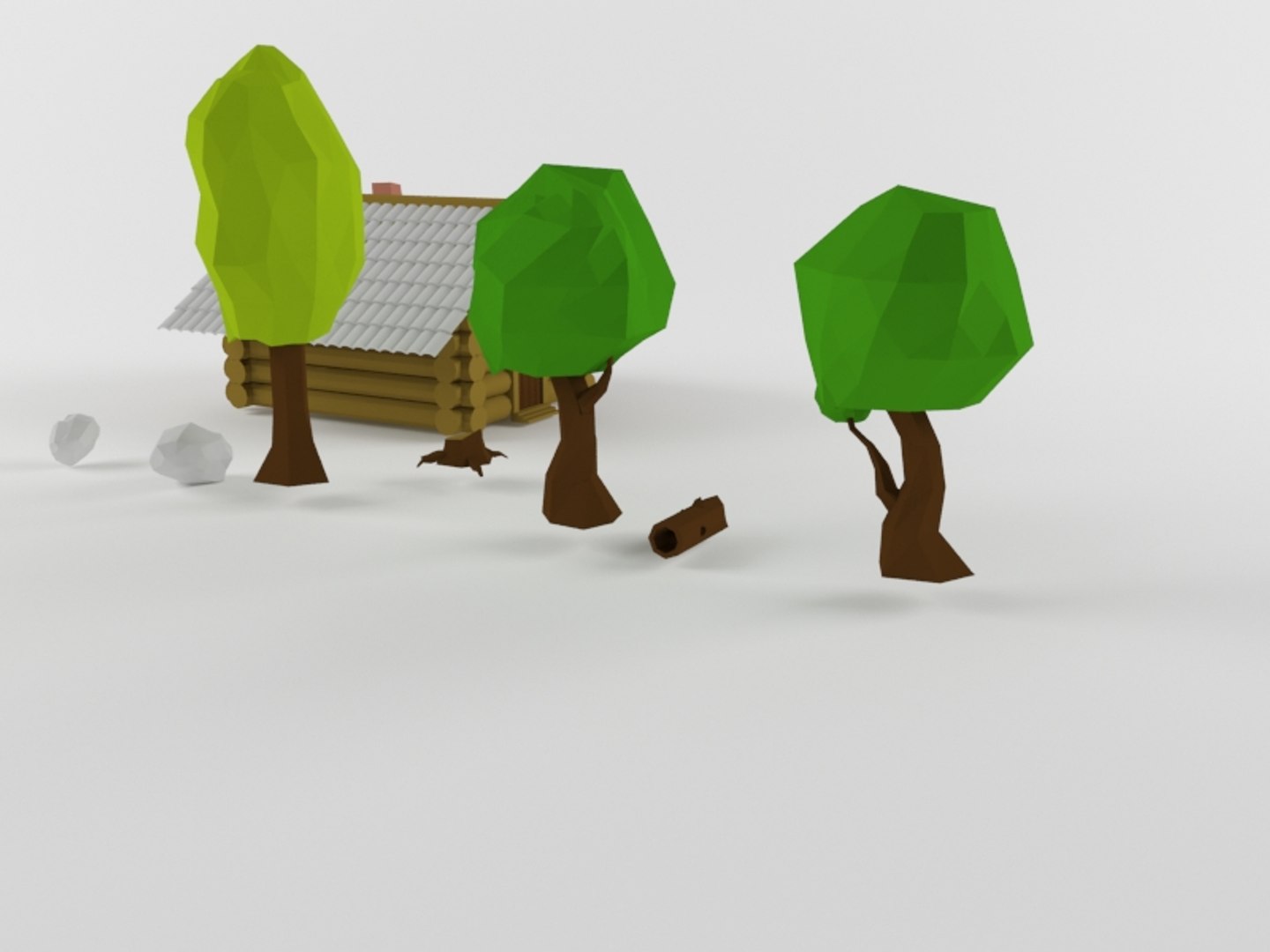 3D Trees Hut - TurboSquid 1438874