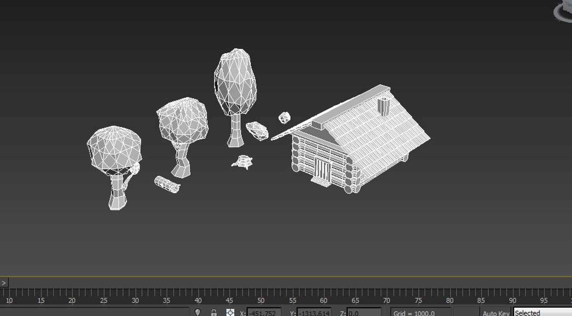 3D Trees Hut - TurboSquid 1438874