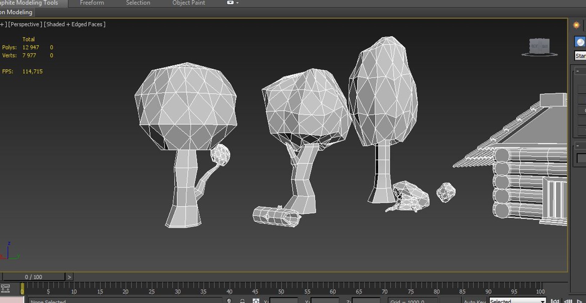 3D Trees Hut - TurboSquid 1438874