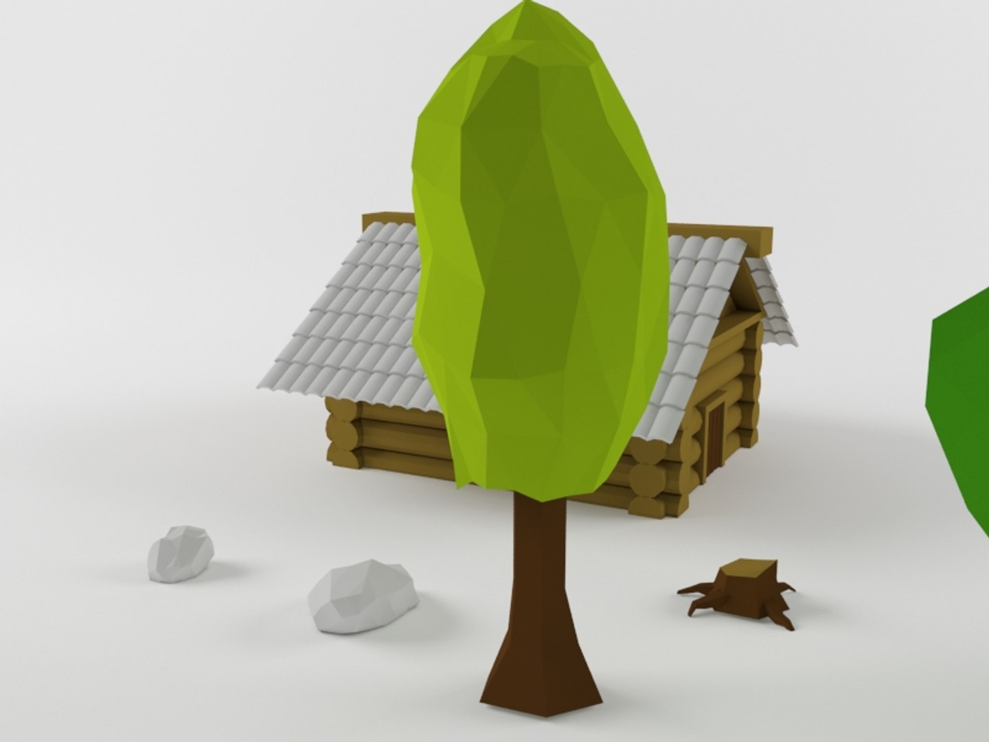 3D Trees Hut - TurboSquid 1438874