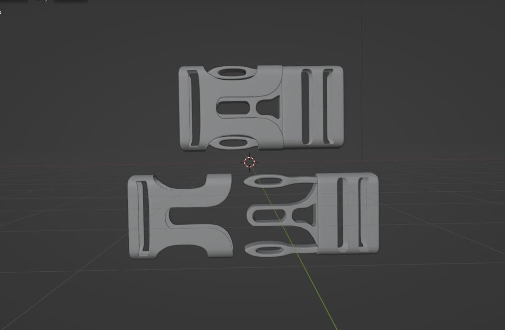 Plastic Buckle 3D Model 3D Model - TurboSquid 2350863