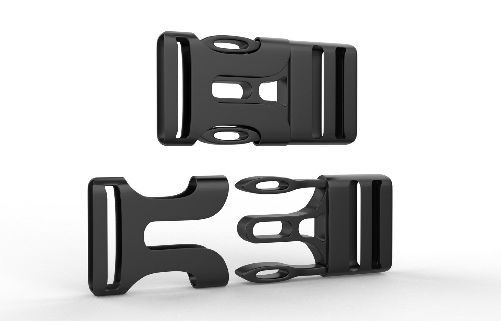 Plastic Buckle 3D Model 3D Model - TurboSquid 2350863