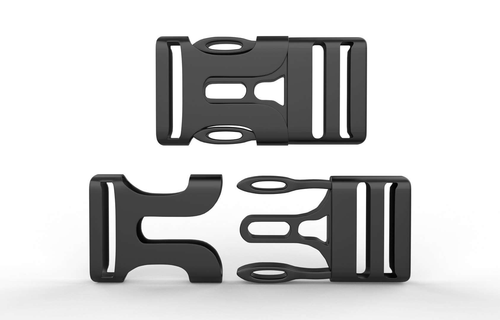 Plastic Buckle 3D Model 3D Model - TurboSquid 2350863