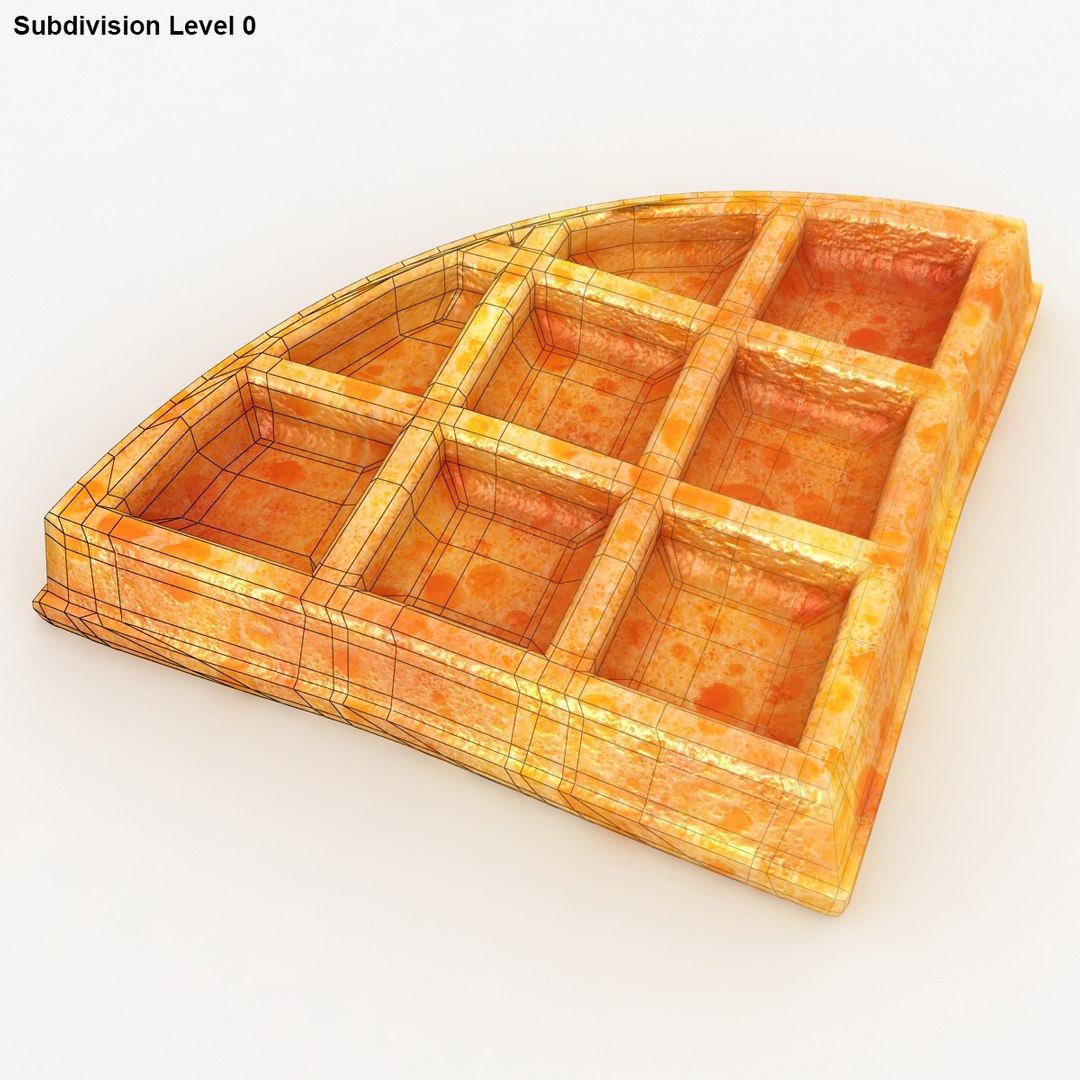 Realistic Waffle 02 Max