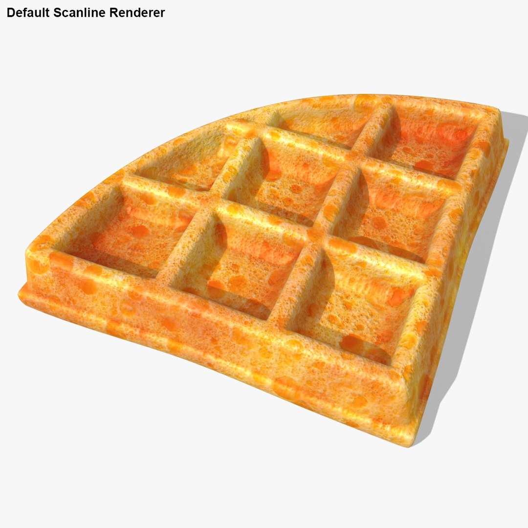 Realistic Waffle 02 Max