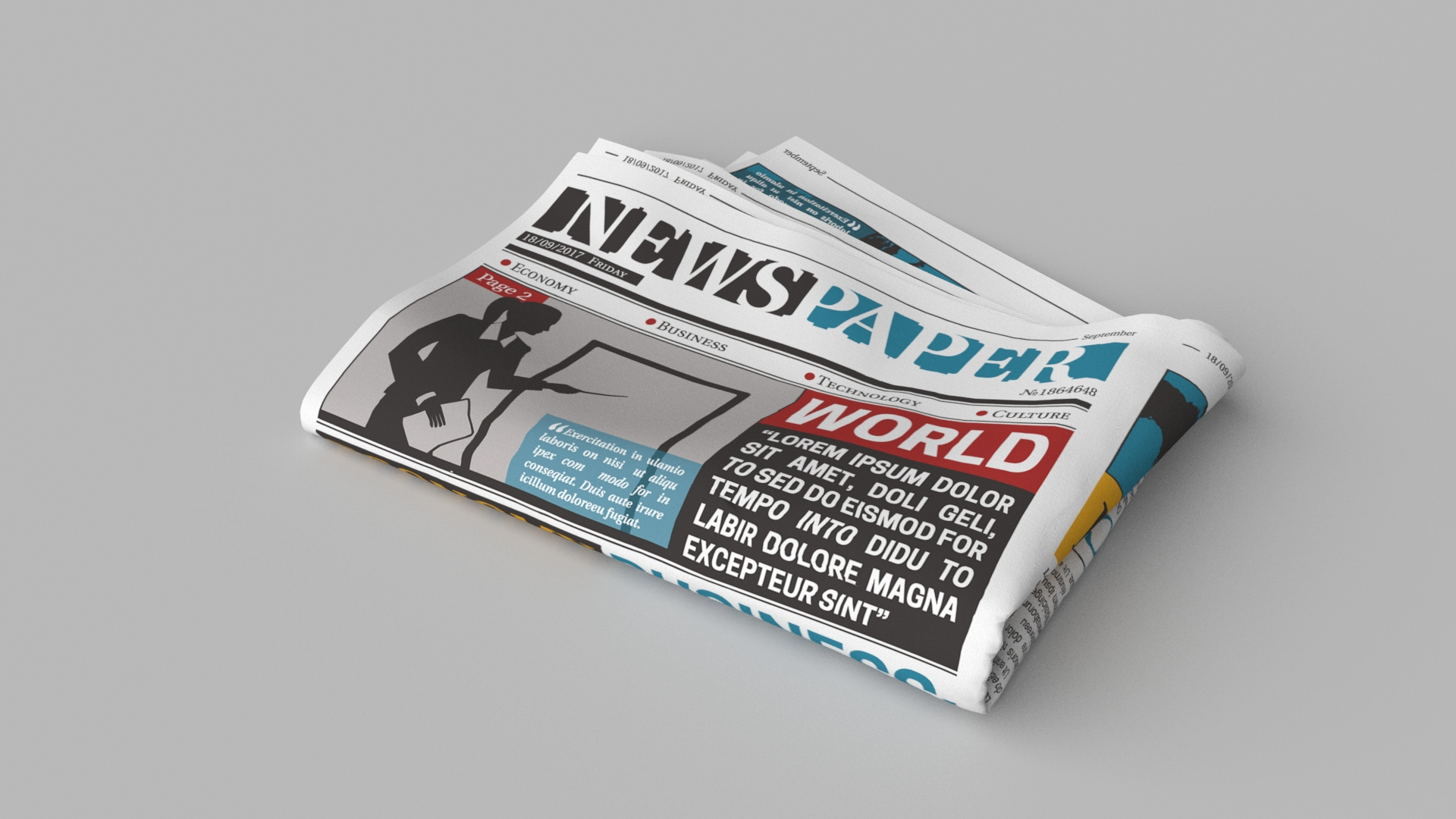 Newspaper Scenes 3D - TurboSquid 1555500