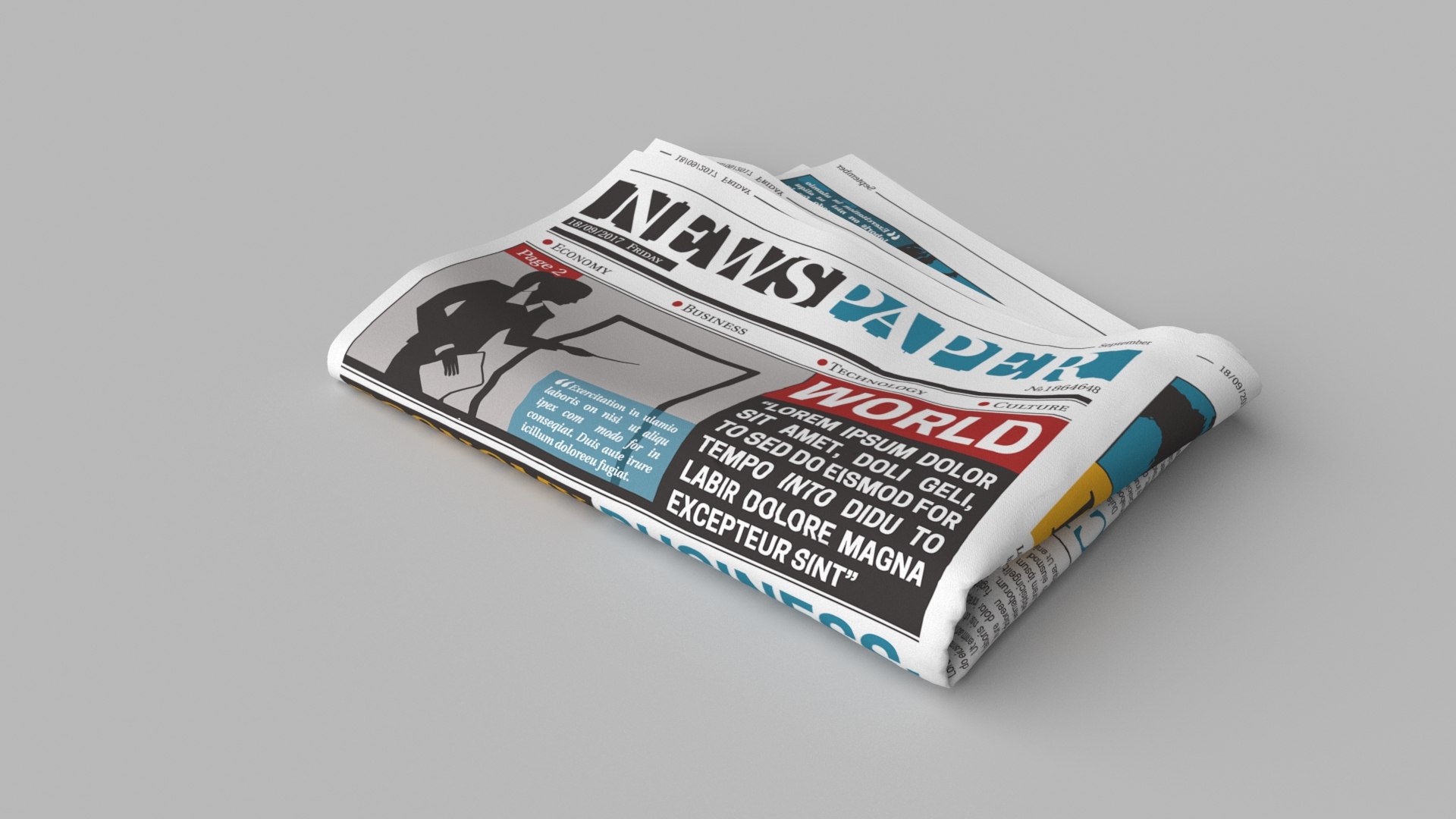 Newspaper Scenes 3D - TurboSquid 1555500