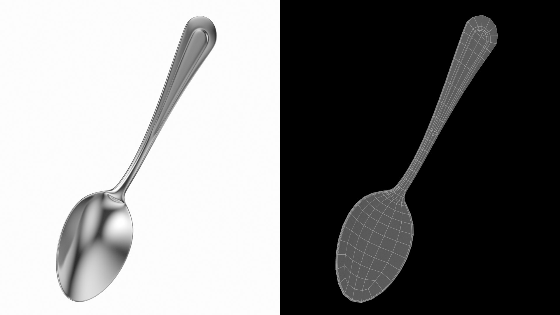 3D Table Dinner Spoon Classic Cutlery Model - TurboSquid 2208023