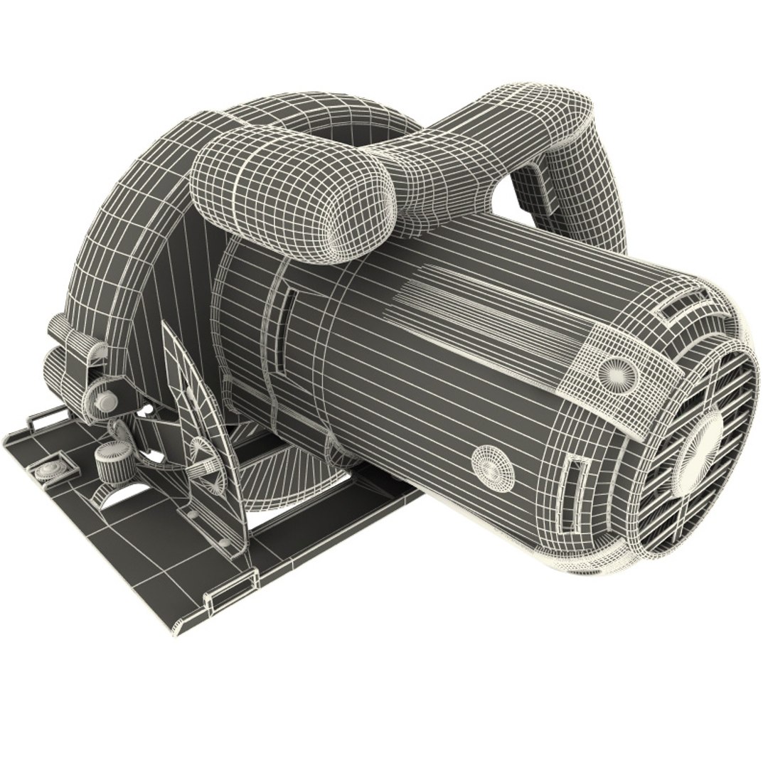 Circular Saw 3d Model