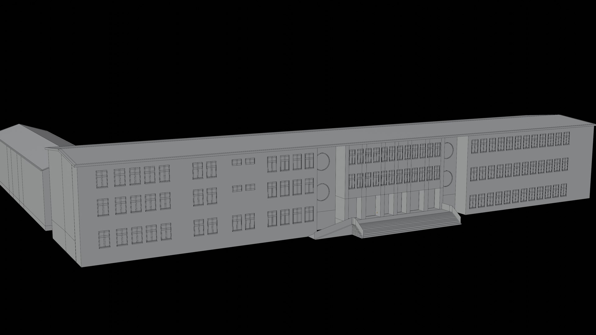 Misaki Milli Ilkokulu 3D Model - TurboSquid 1575740