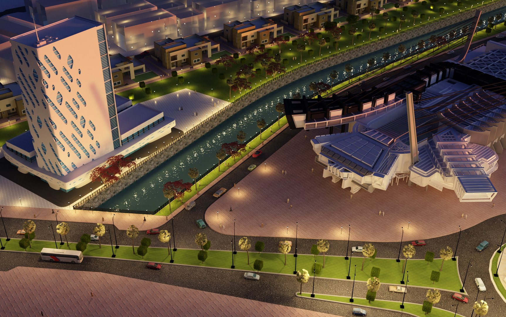 3D City Saudi Arabia Model - TurboSquid 1695948