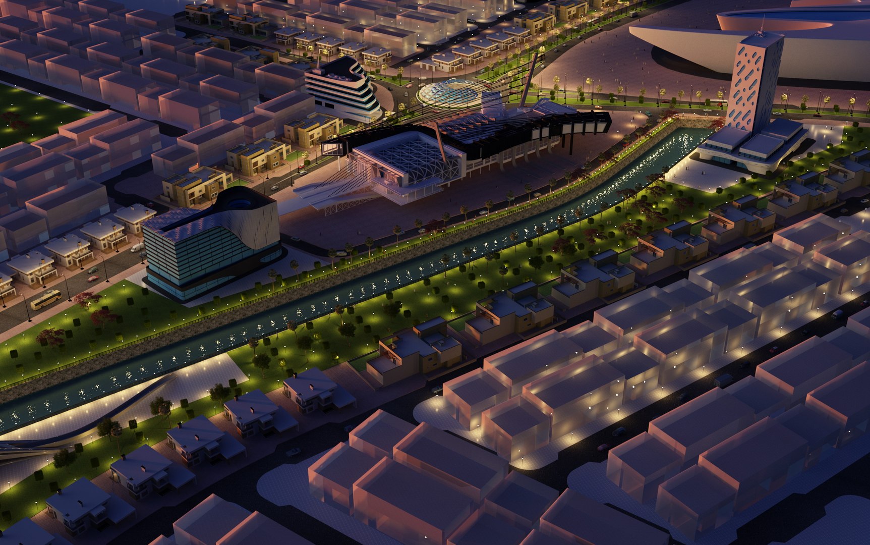 3D City Saudi Arabia Model - TurboSquid 1695948