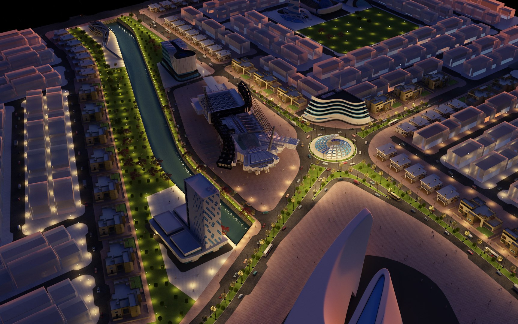 3D City Saudi Arabia Model - TurboSquid 1695948