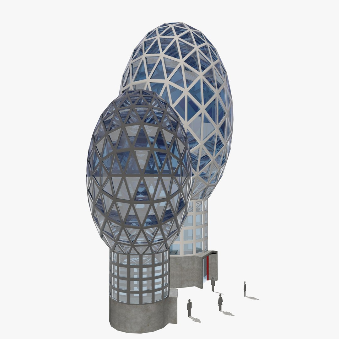 3d model of future buildings