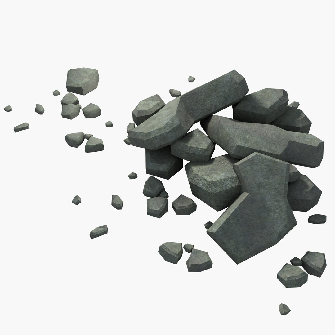 3ds max rubble piles