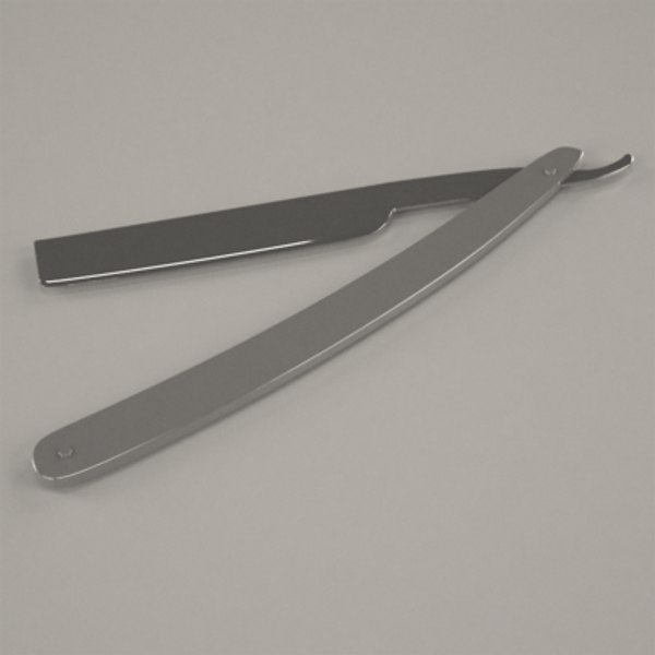 razor blade 3d model