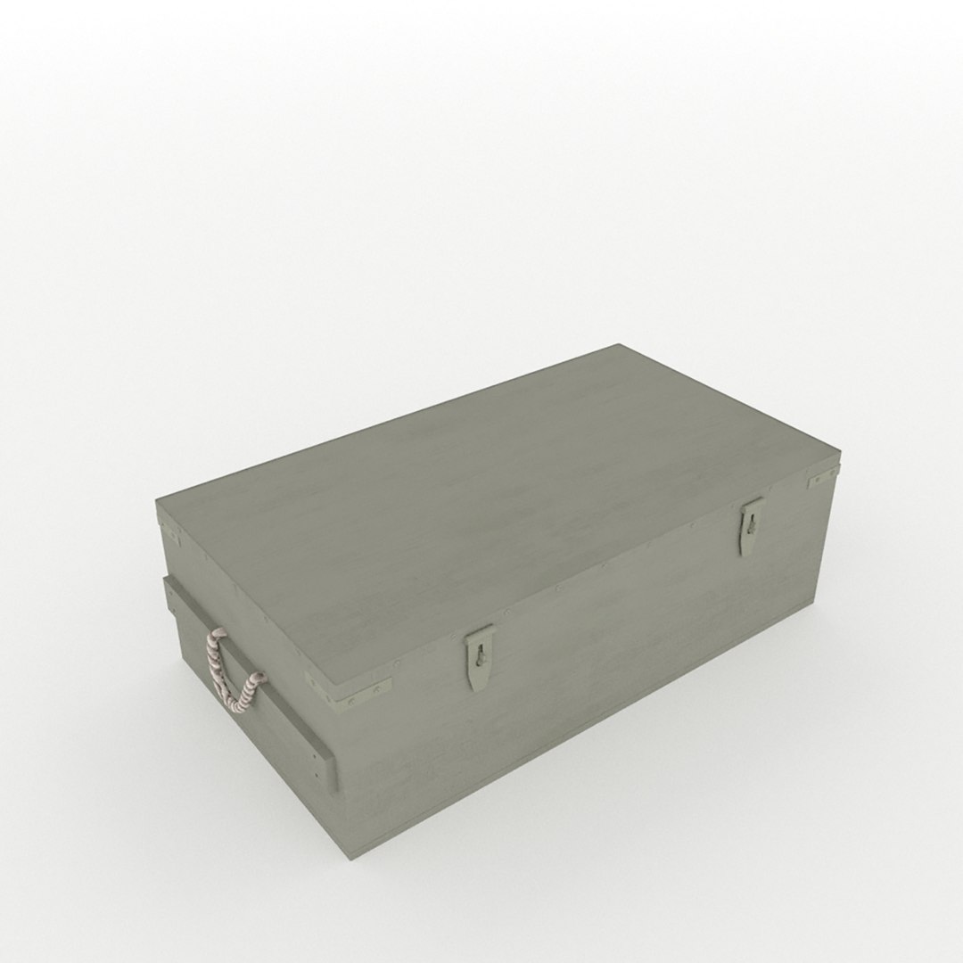 Wooden Box Ww2 3D Model - TurboSquid 1667259