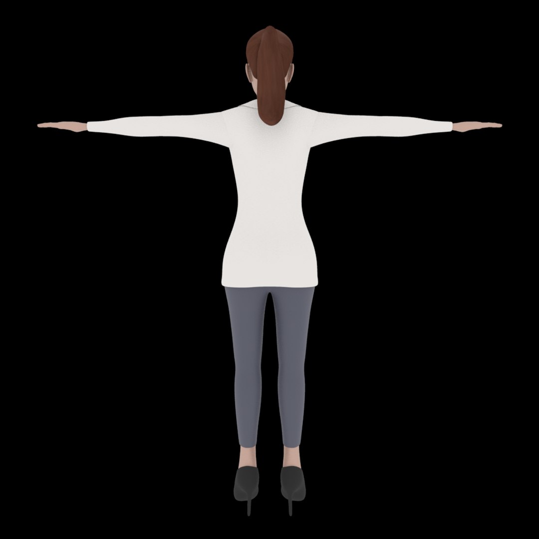 Female Lab Assisstant 3D Model - TurboSquid 1575641