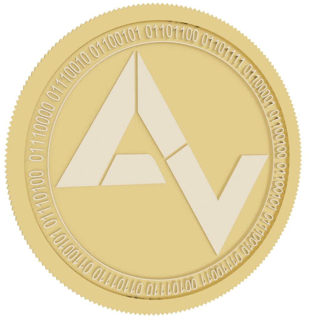 3D Azbit Gold Coin Model - TurboSquid 1593862