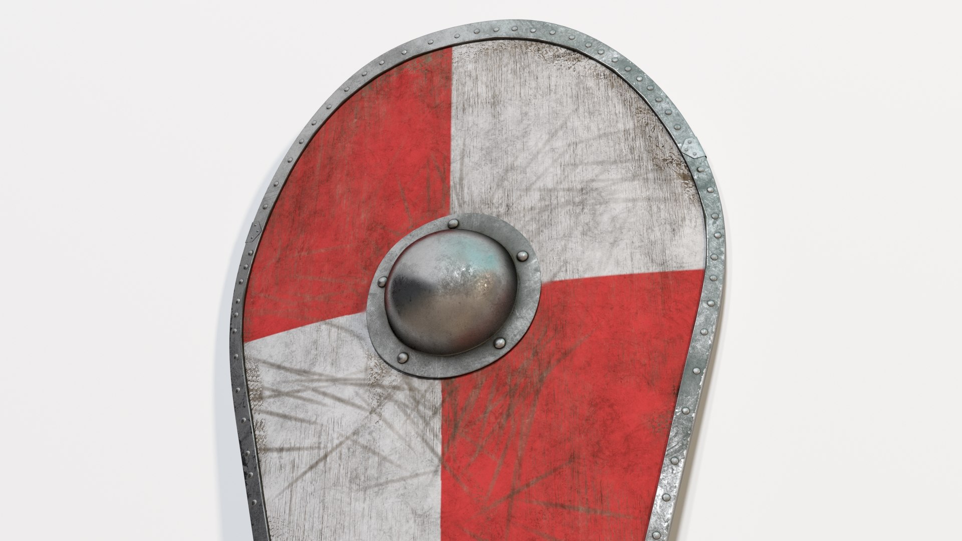 Medieval Kite Shield 3D - TurboSquid 1710011