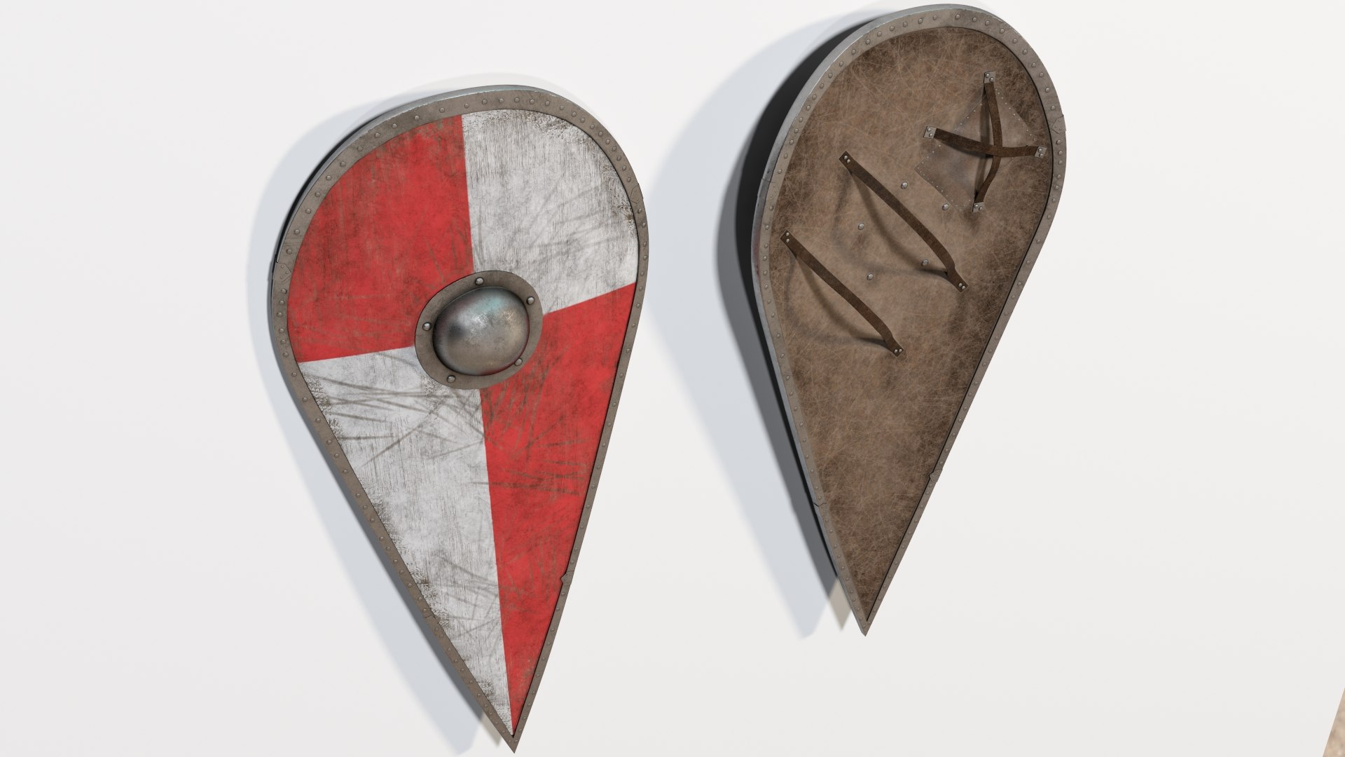 Medieval Kite Shield 3D - TurboSquid 1710011