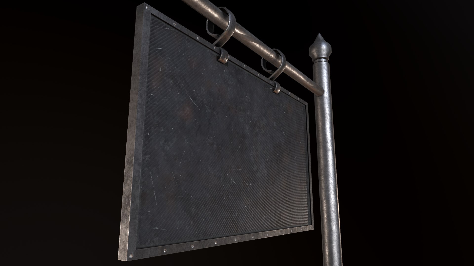 Metal PBR Signboard 3D model - TurboSquid 1750236