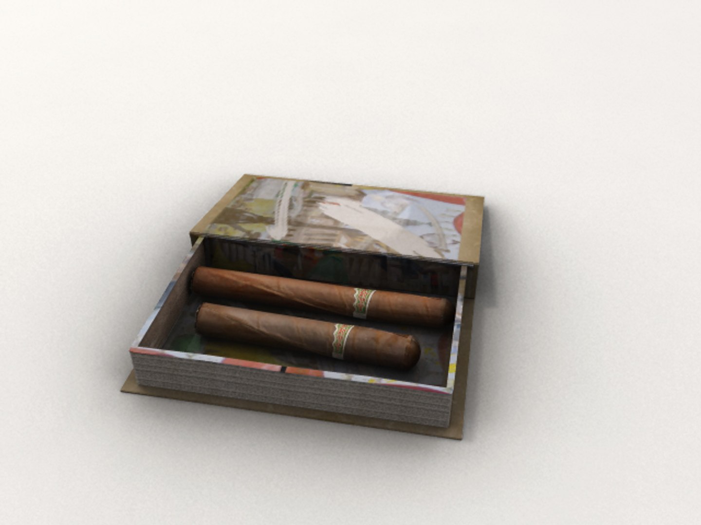 book box cigars obj