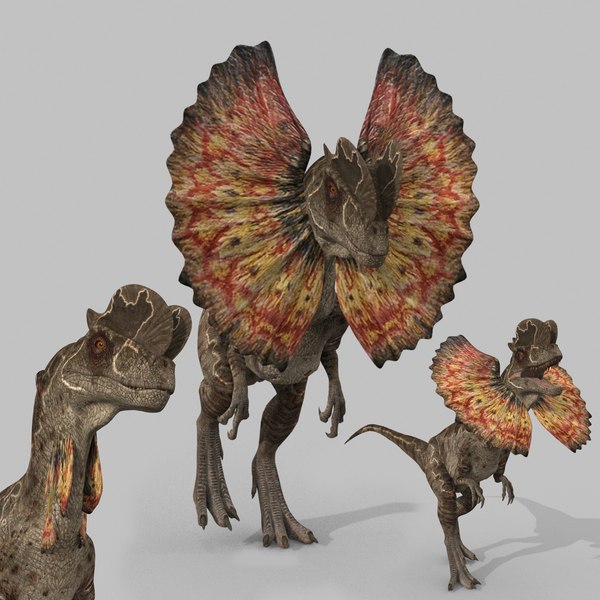 modelo 3d Dilofosaurio para siempre - 8K - TurboSquid 2221148