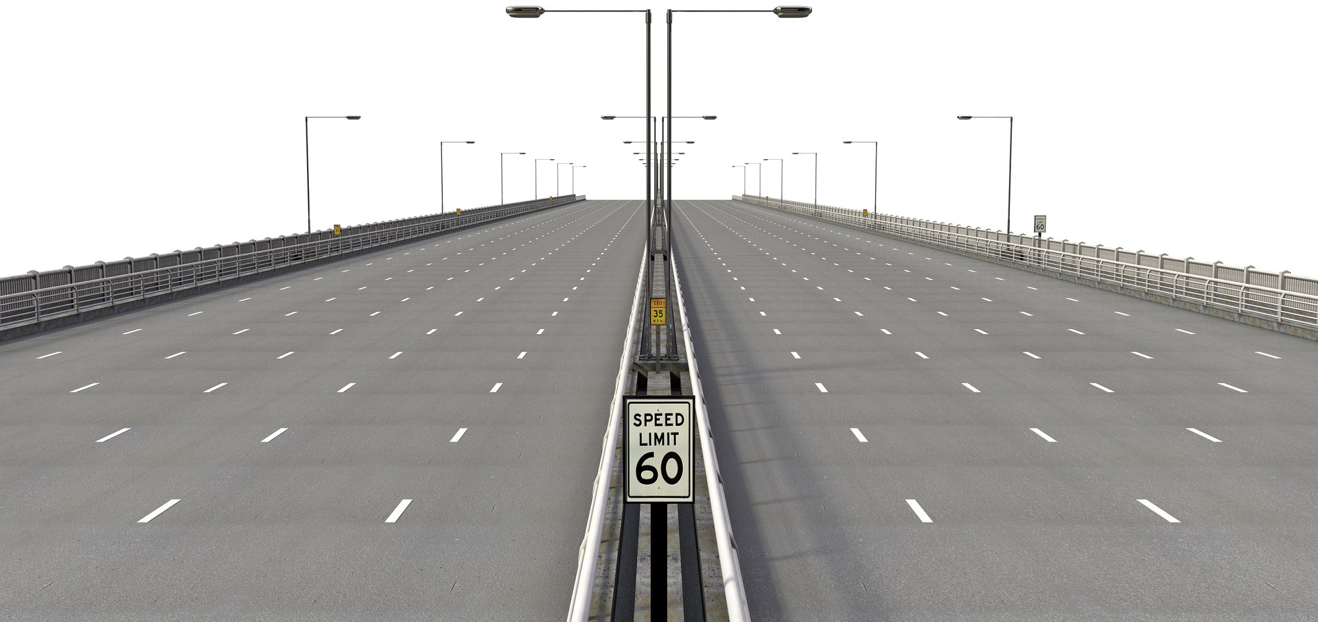 Architecture Road Highway 3D Model - TurboSquid 1286469