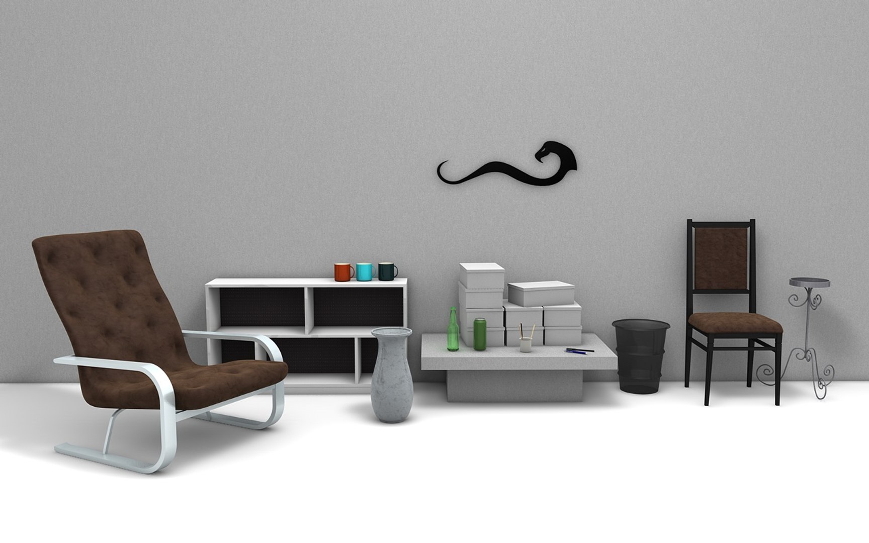 3ds Objects Various Item