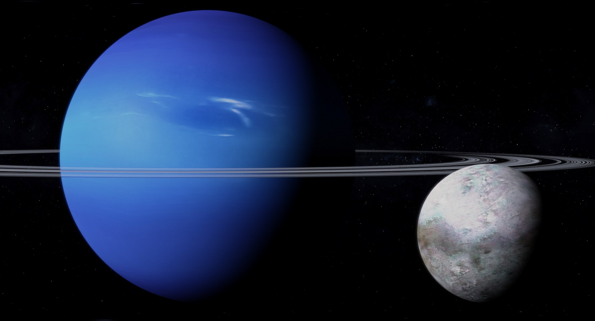 Realistic Neptune Photorealistic Triton 3D Model - TurboSquid 1298950