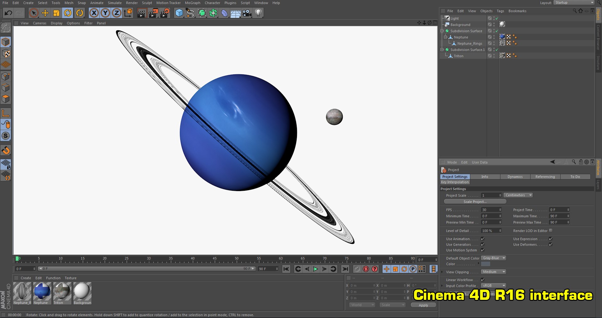 Realistic Neptune Photorealistic Triton 3D Model - TurboSquid 1298950