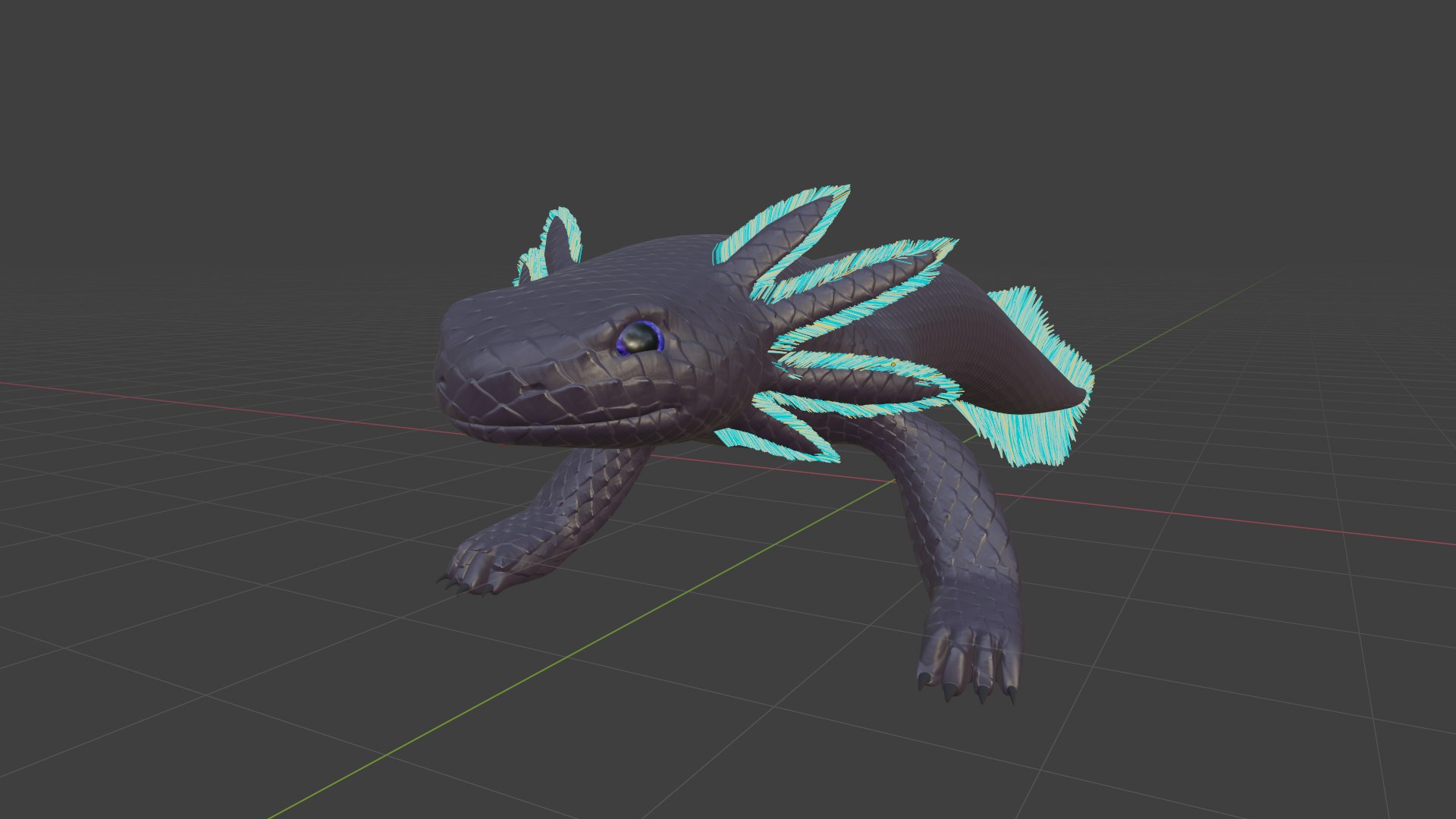 Axolotl Dragon 3D Model - TurboSquid 1887859