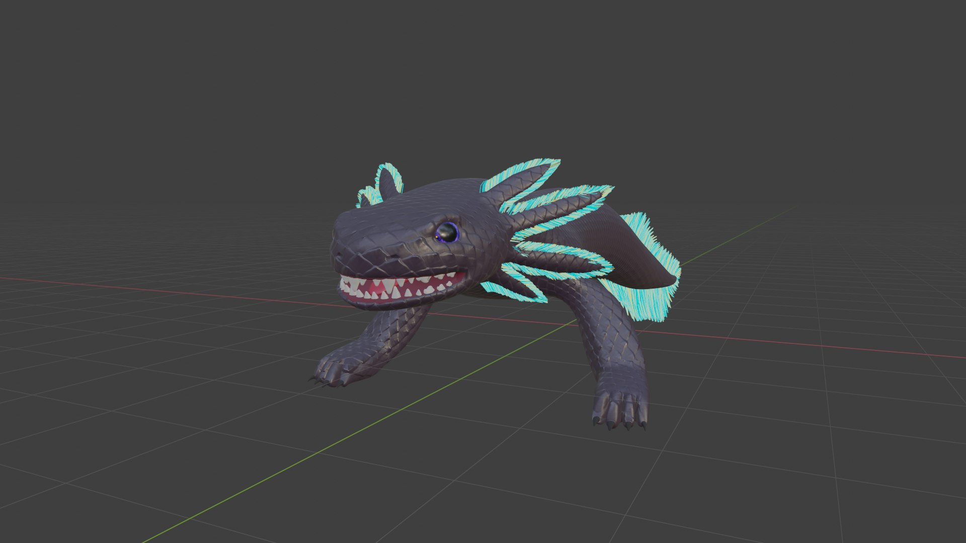 Axolotl Dragon 3D Model - TurboSquid 1887859