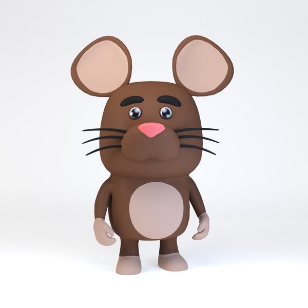 modelo 3d Personaje de rata humanoide caricaturesco - TurboSquid 2251547