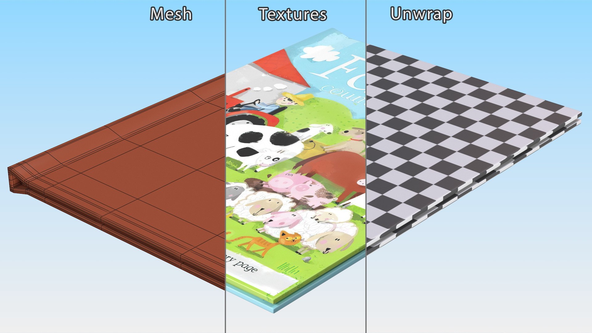 3D Children Pop Up Book Model - TurboSquid 2120469